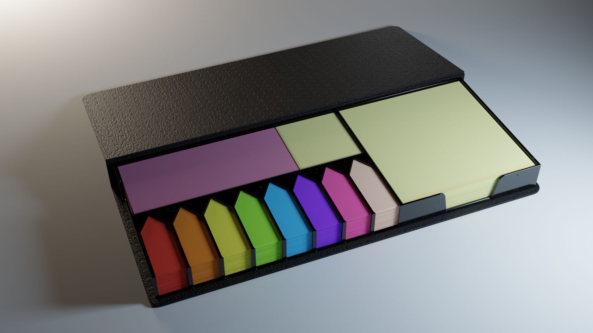 Sticky note holder 3D model - TurboSquid 1644443