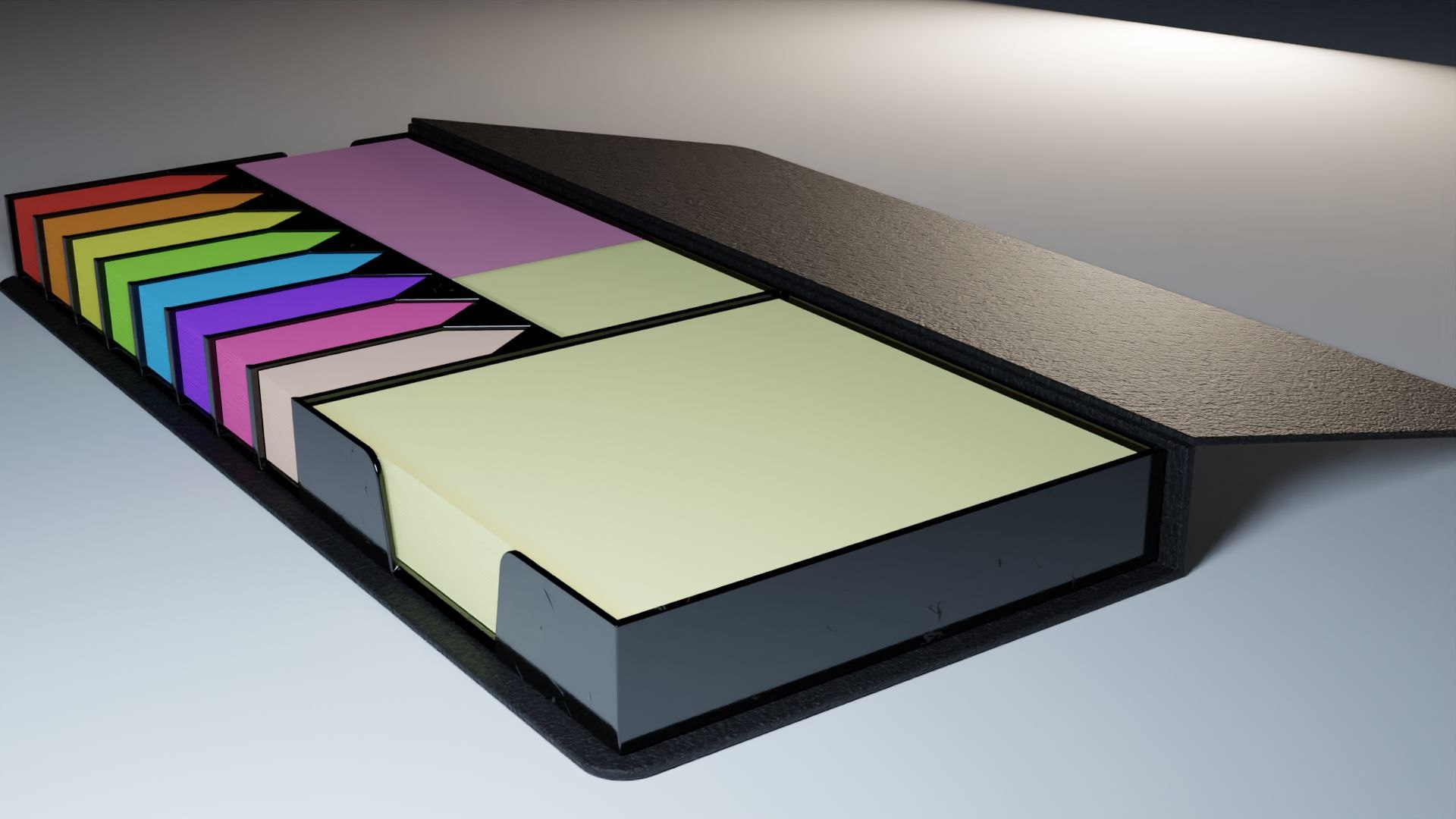 Sticky note holder 3D model - TurboSquid 1644443