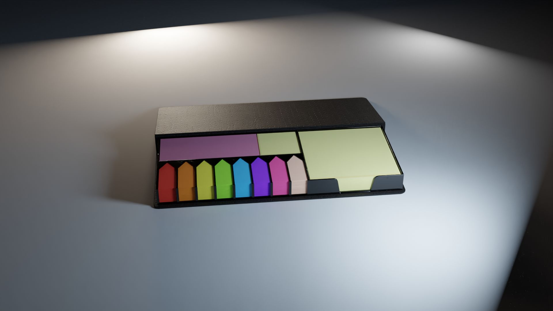 Sticky note holder 3D model - TurboSquid 1644443