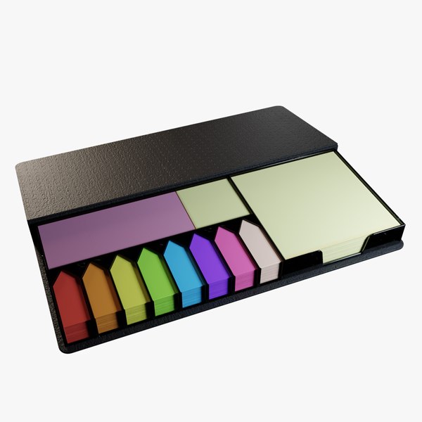 Sticky note holder 3D model - TurboSquid 1644443