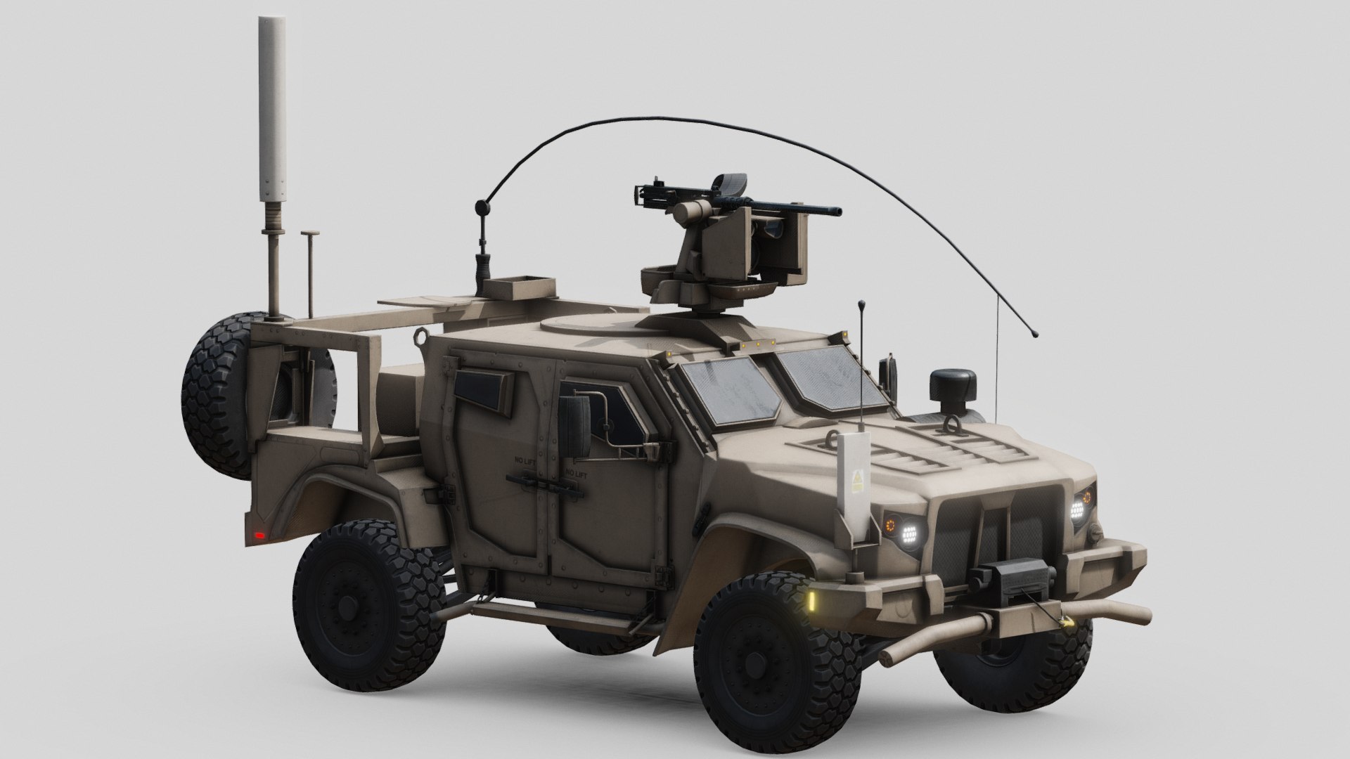 3D Light Combat Tactical All-Terrain Vehicle - TurboSquid 2168089