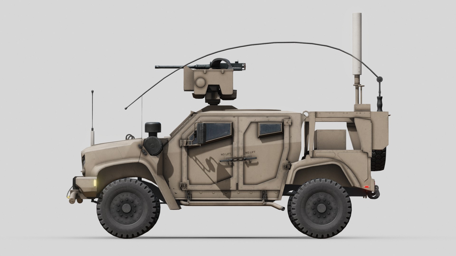 3D Light Combat Tactical All-Terrain Vehicle - TurboSquid 2168089