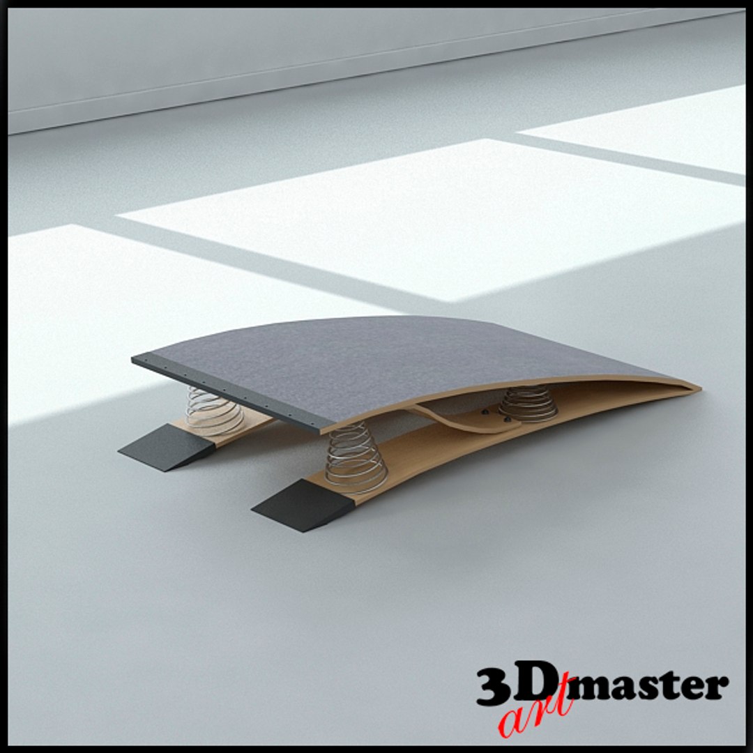 Vaulting Board 3D - TurboSquid 1190597