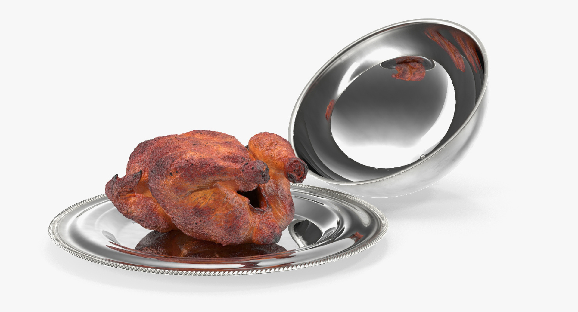 Cloche Cook Roasted Turkey 3D - TurboSquid 1329085