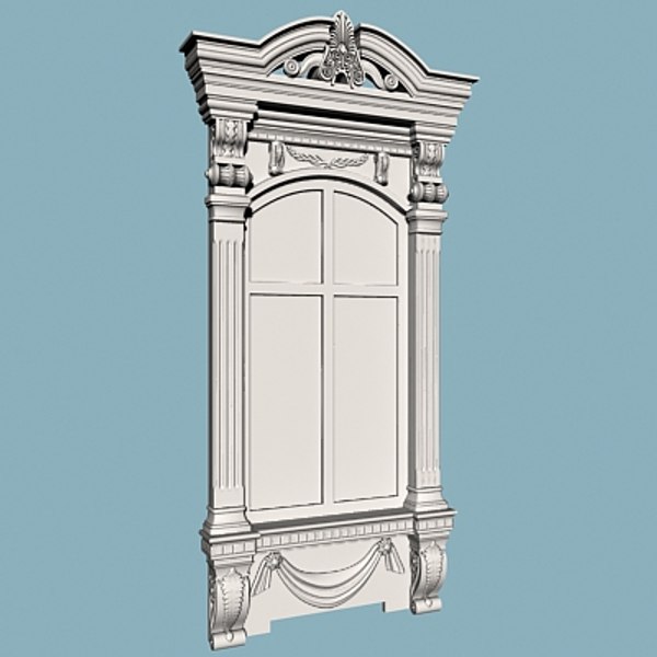 decorative window 3d max