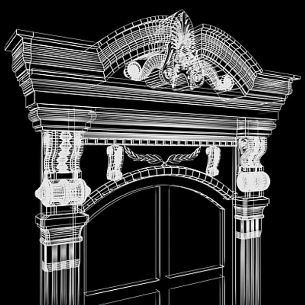 decorative window 3d max