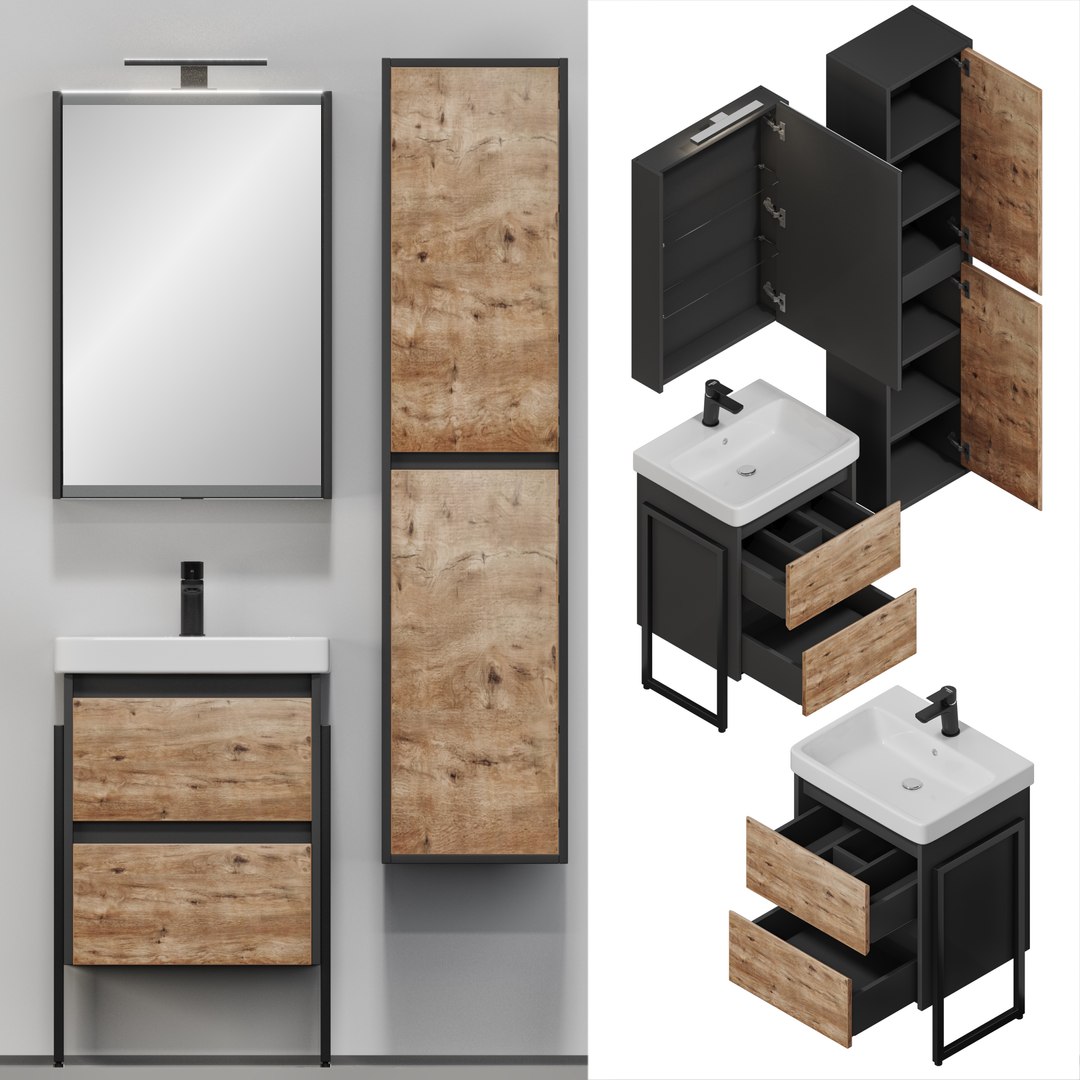 3D Model STWORKI Kronborg 55-70-90 And Pencil Case - TurboSquid 2189586