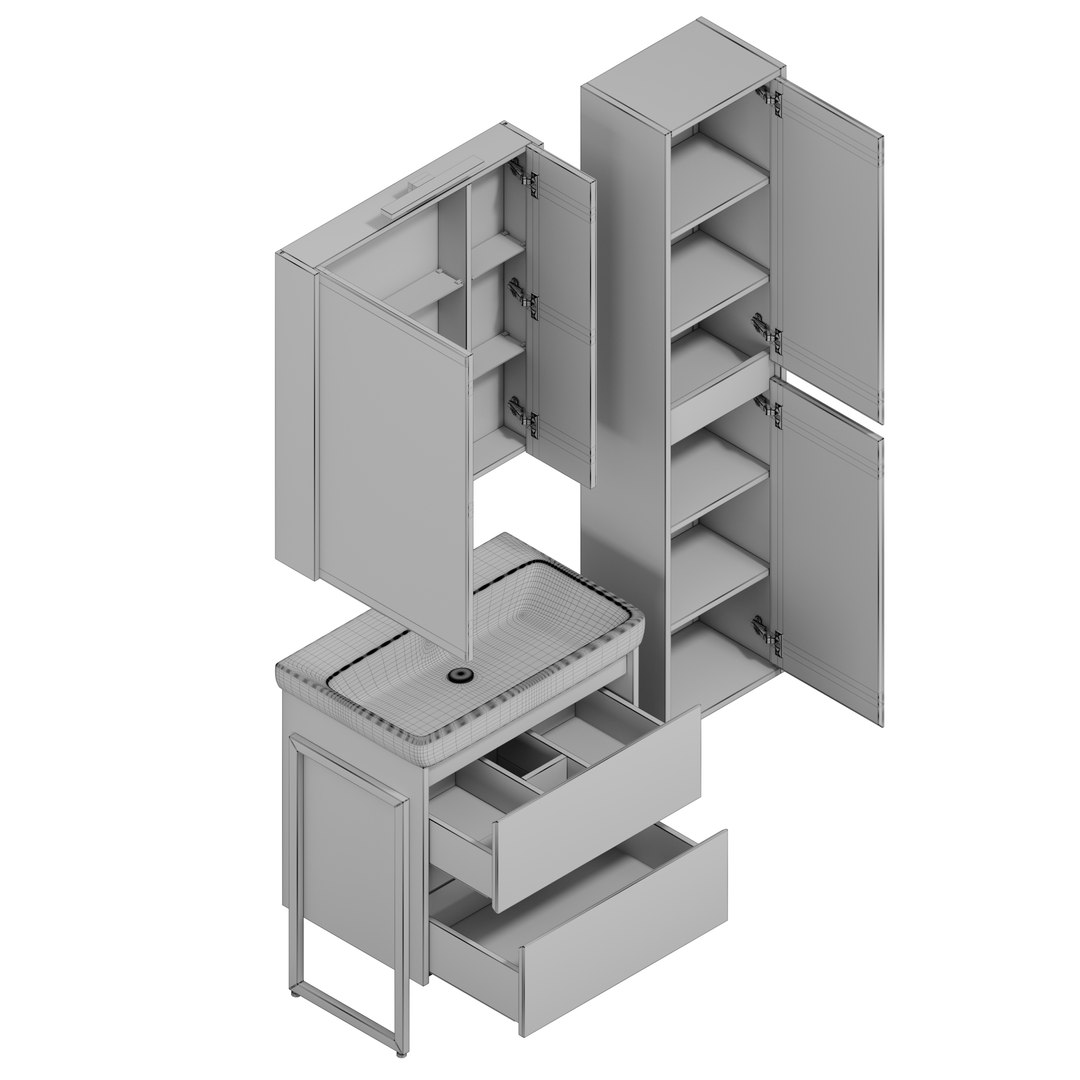 3D Model STWORKI Kronborg 55-70-90 And Pencil Case - TurboSquid 2189586