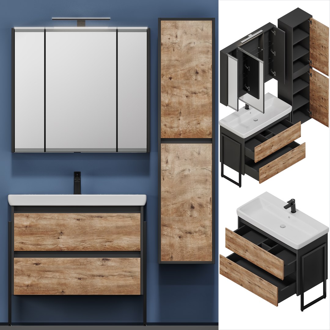 3D Model STWORKI Kronborg 55-70-90 And Pencil Case - TurboSquid 2189586