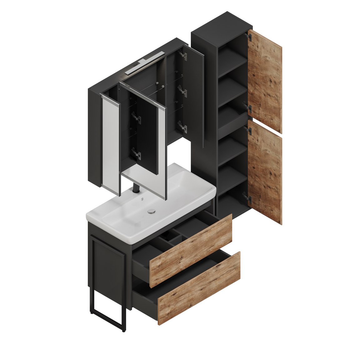 3D Model STWORKI Kronborg 55-70-90 And Pencil Case - TurboSquid 2189586