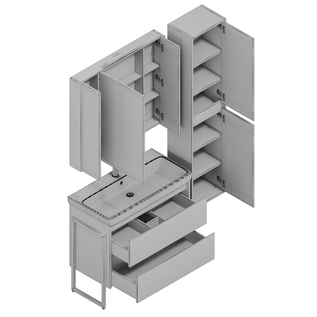 3D Model STWORKI Kronborg 55-70-90 And Pencil Case - TurboSquid 2189586