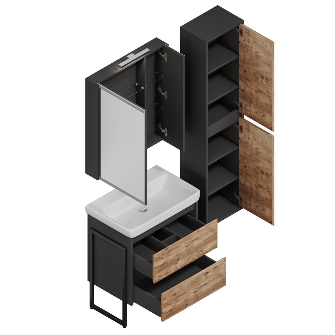 3D Model STWORKI Kronborg 55-70-90 And Pencil Case - TurboSquid 2189586