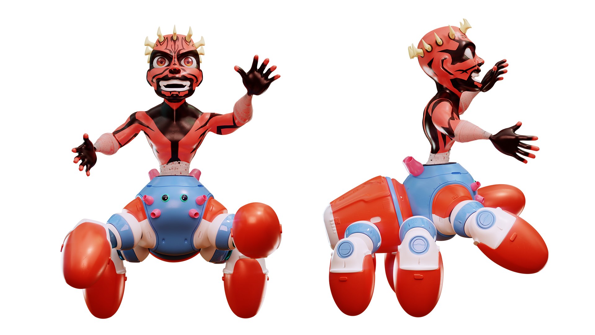 3D Stylized Spider Darth Maul - TurboSquid 1995092