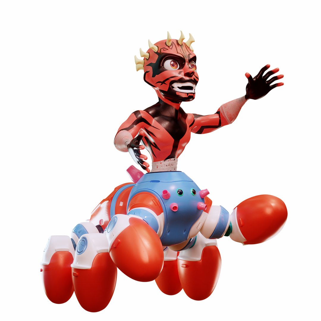 3D Stylized Spider Darth Maul - TurboSquid 1995092