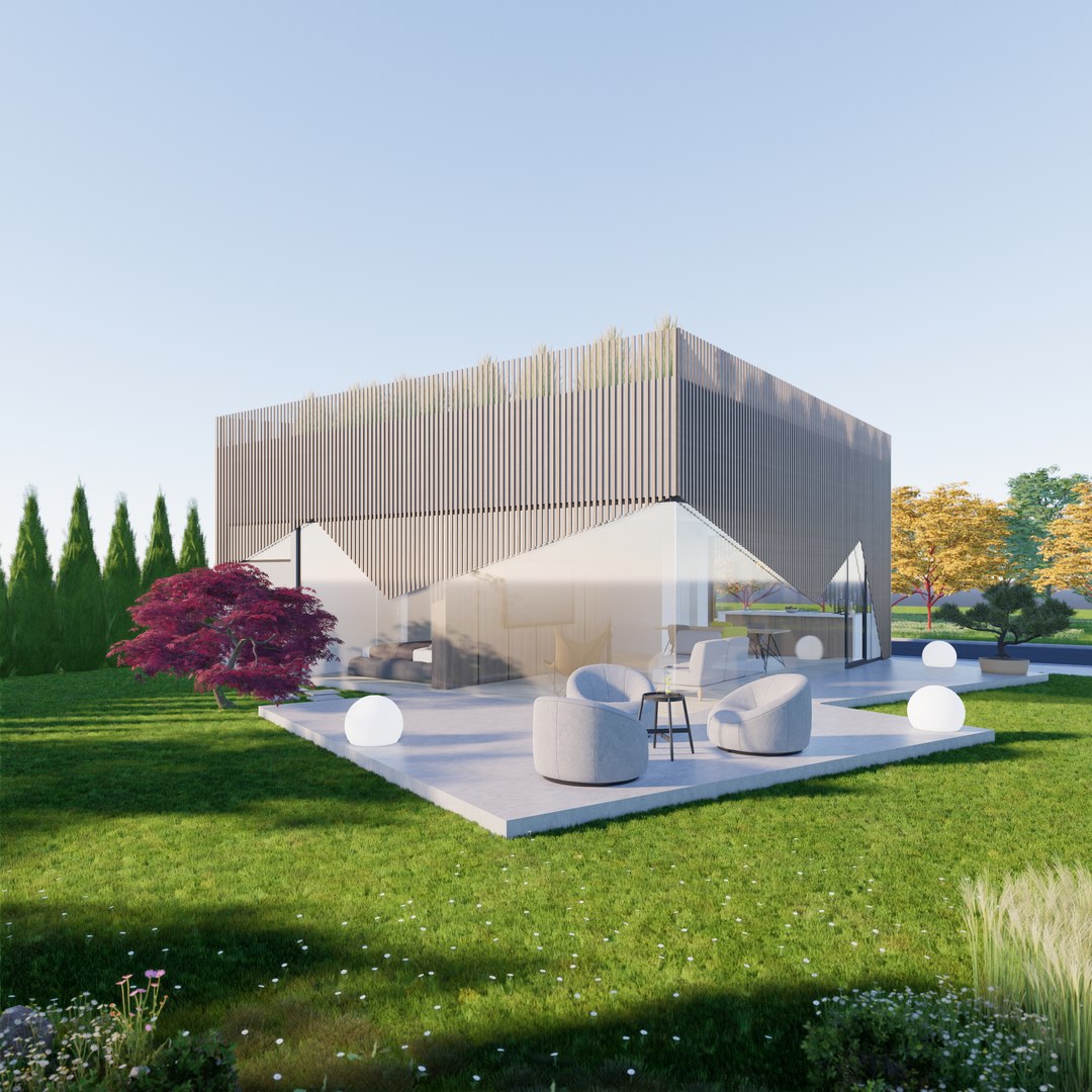 House 11 - Created With Fully Parametric Revit Families 3D Model ...