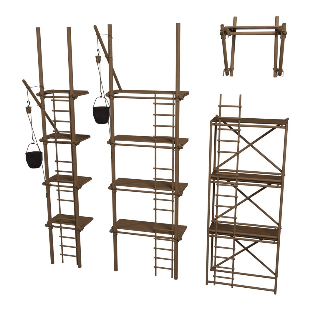Roman Scaffold Model - TurboSquid 2247711