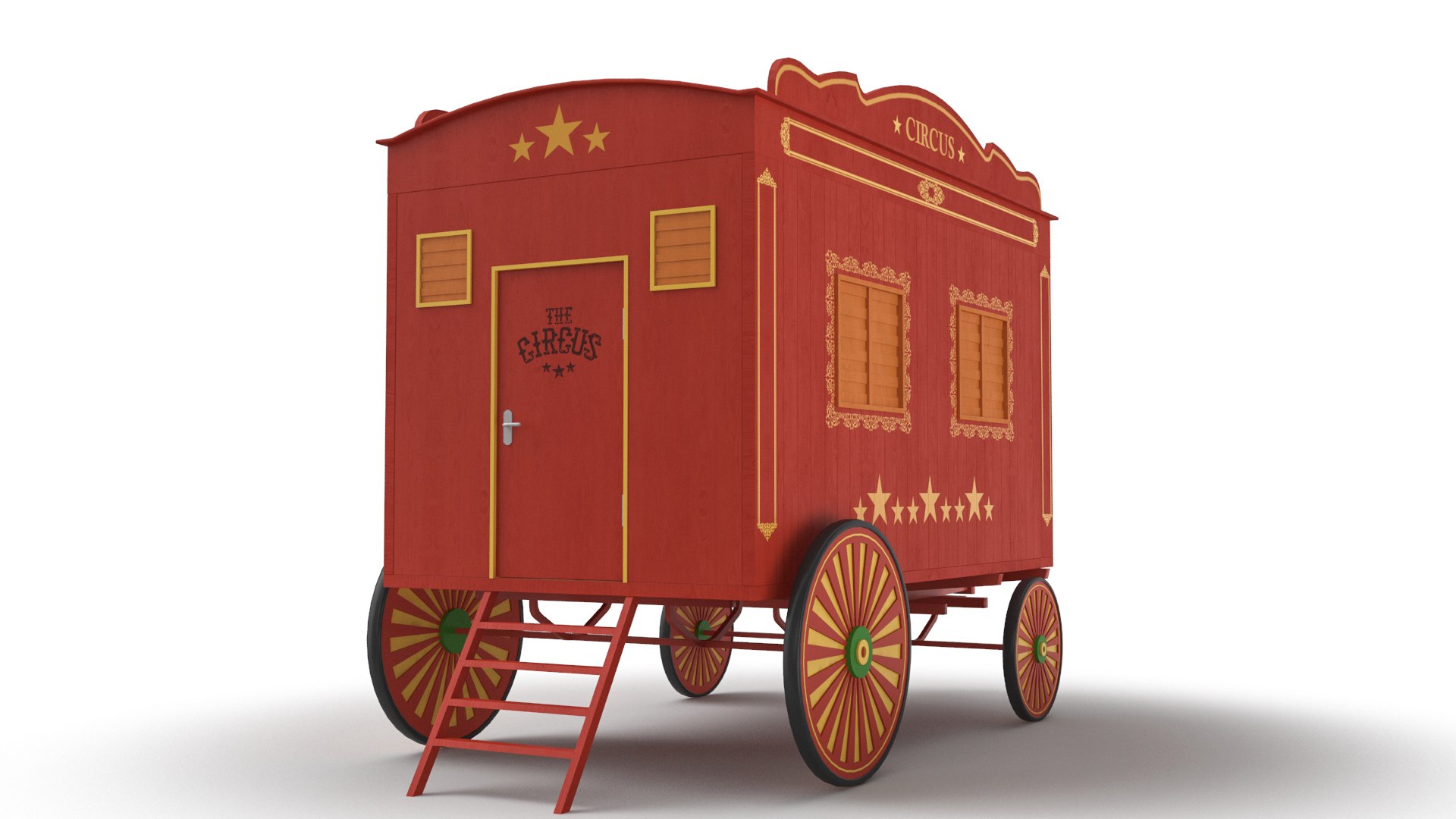 3D Traveling Circus Trailer - TurboSquid 1443227