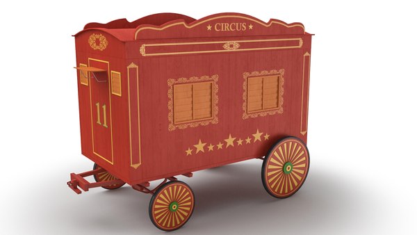 3D traveling circus trailer - TurboSquid 1443227