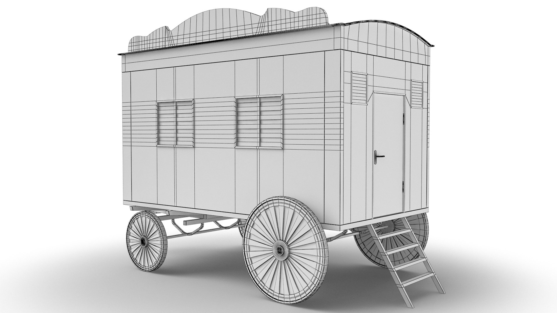 3D Traveling Circus Trailer - TurboSquid 1443227