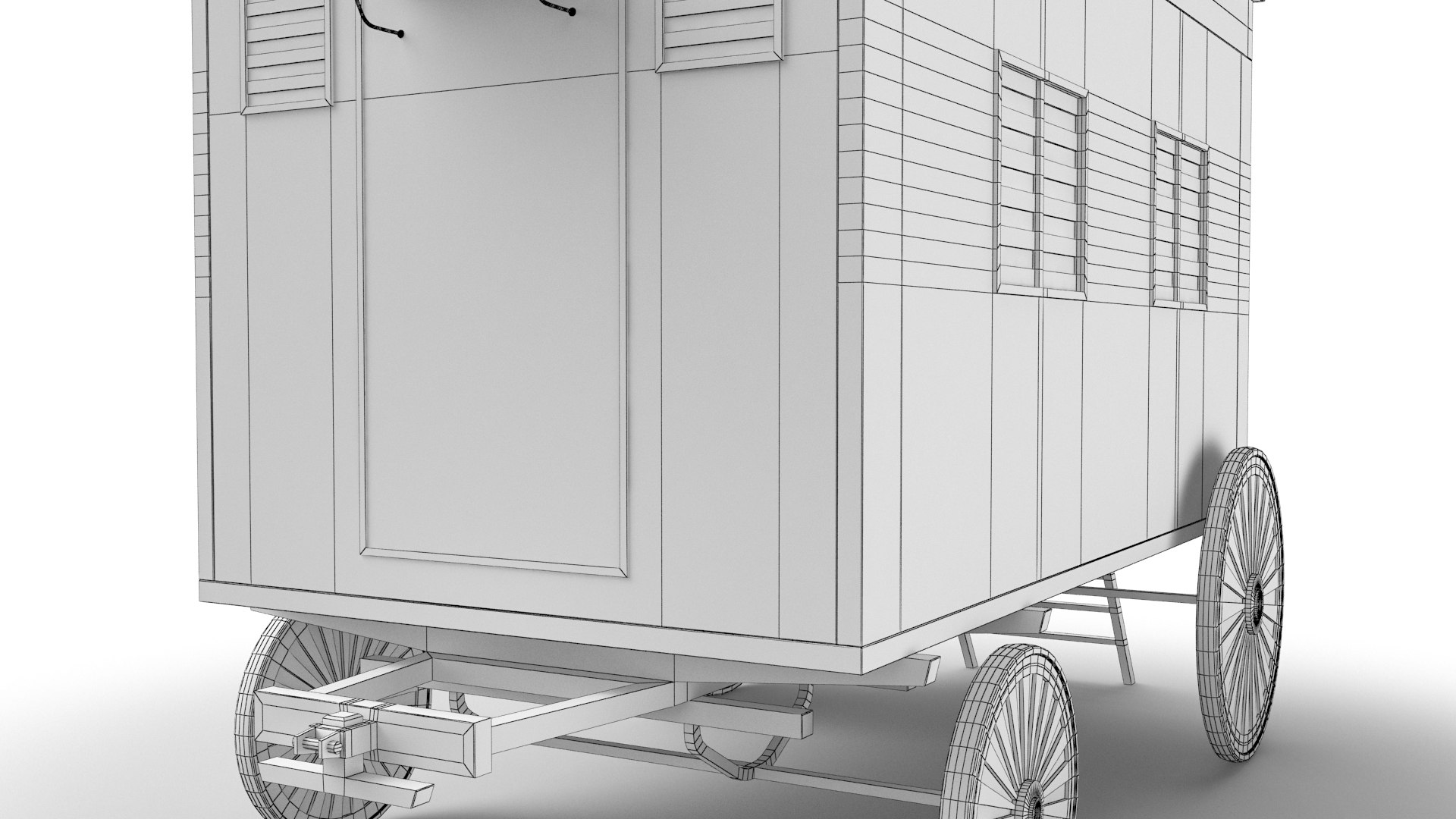 3D Traveling Circus Trailer - TurboSquid 1443227