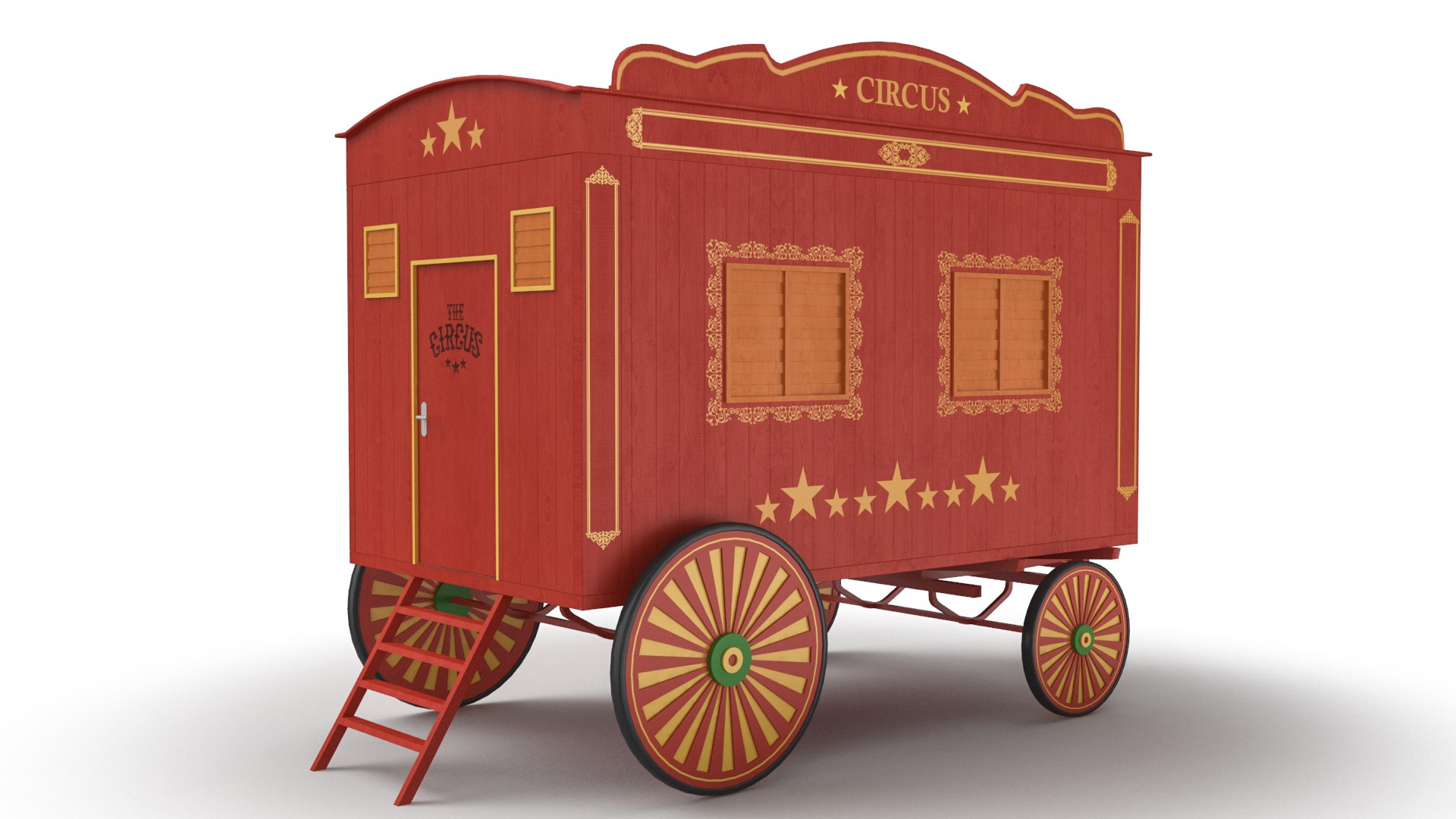 3D Traveling Circus Trailer - TurboSquid 1443227