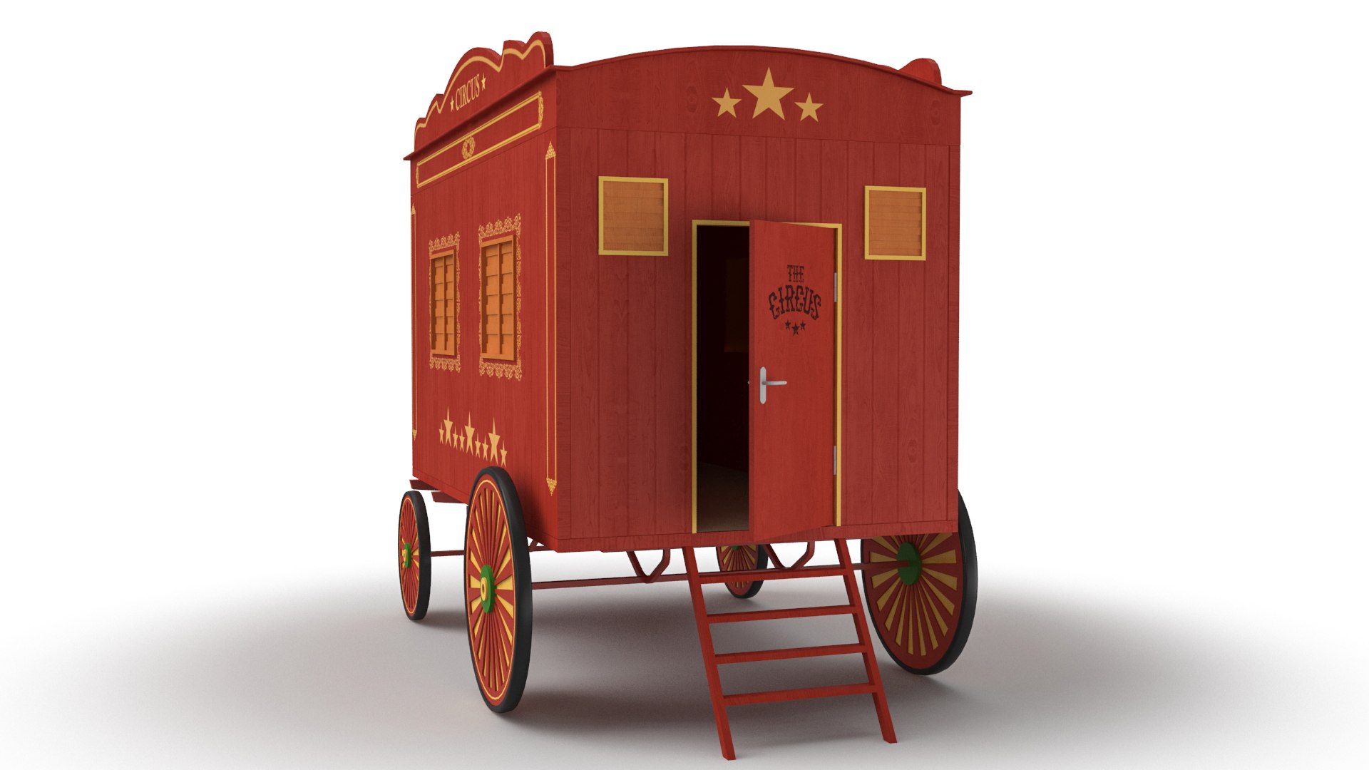 3D Traveling Circus Trailer - TurboSquid 1443227