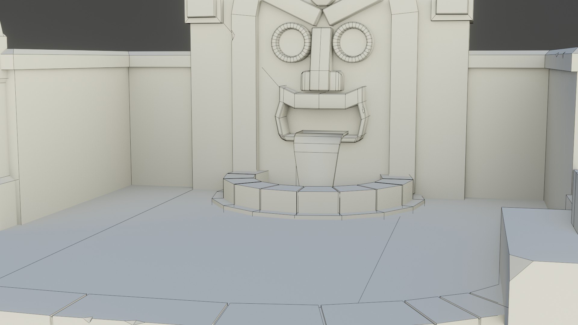 Simple Water Fall Game Environment - Game Ready - PBR 3D Model ...