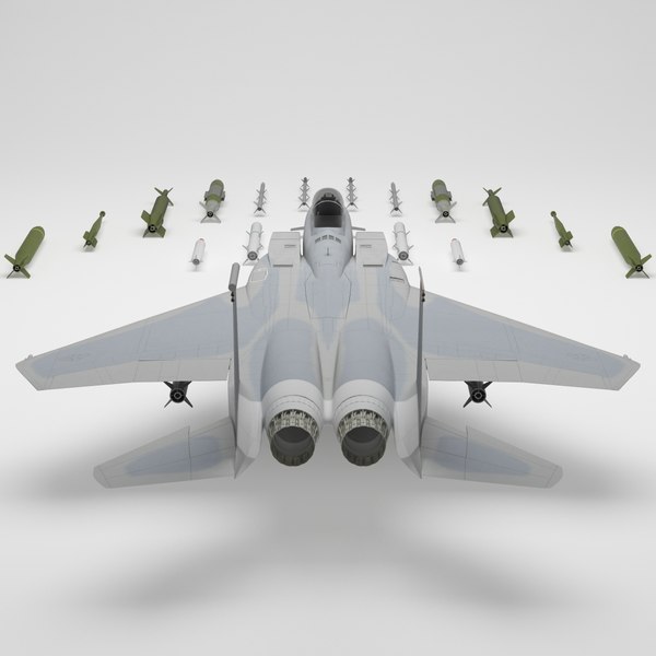 mcdonnell douglas f-15 eagle 3d model