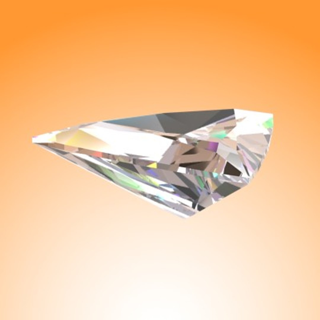 3d Cut Diamond Model