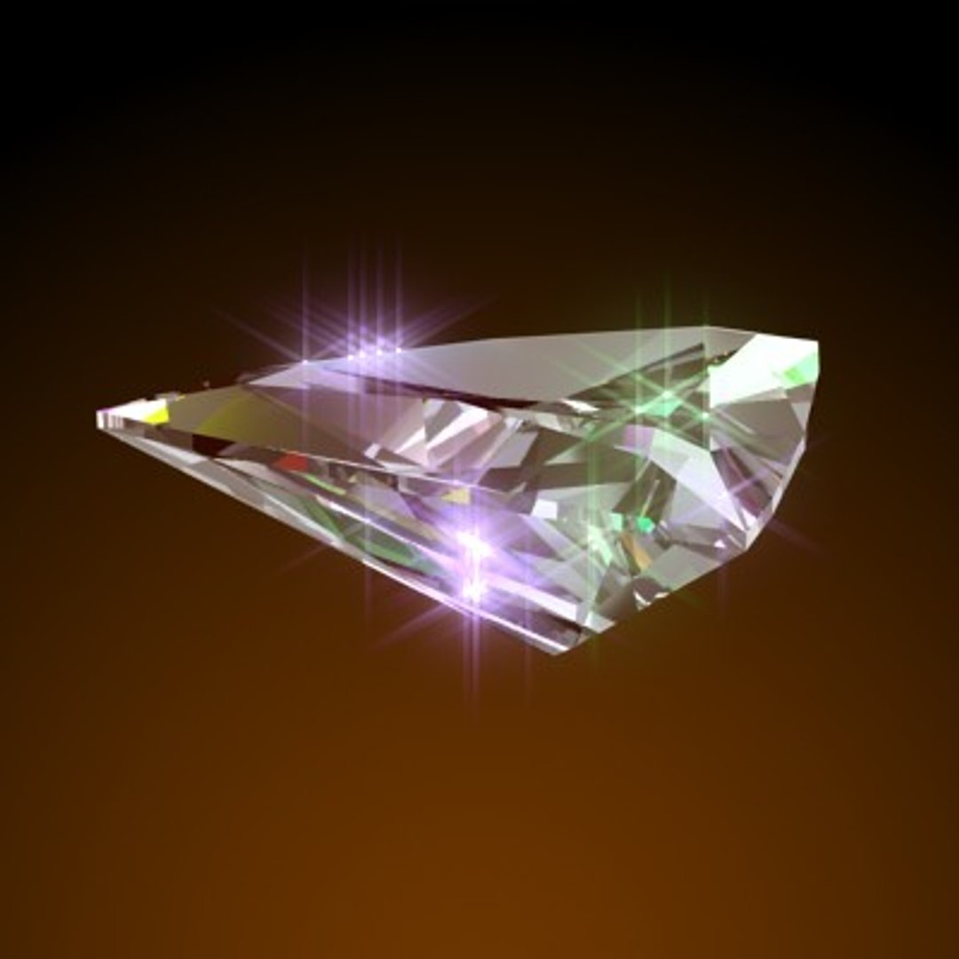 3d Cut Diamond Model
