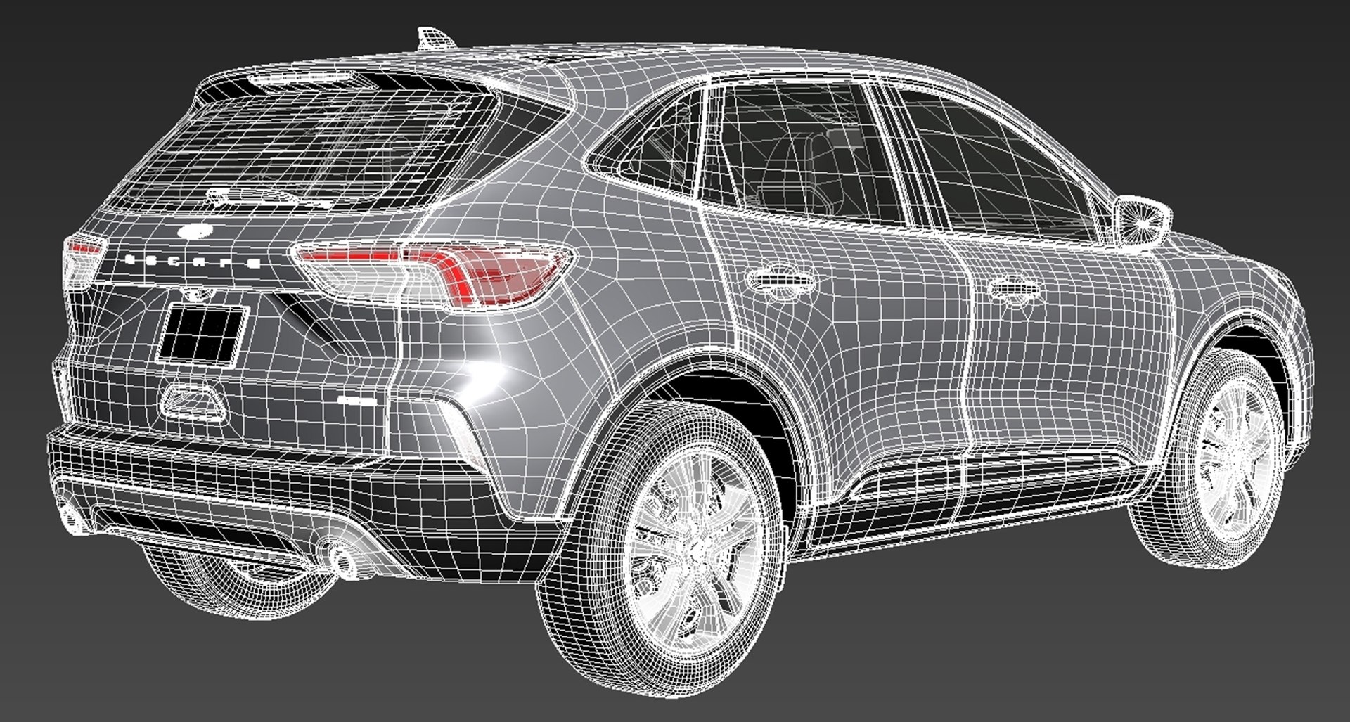 Ford Escape Base 2020 3D Model - TurboSquid 2222102