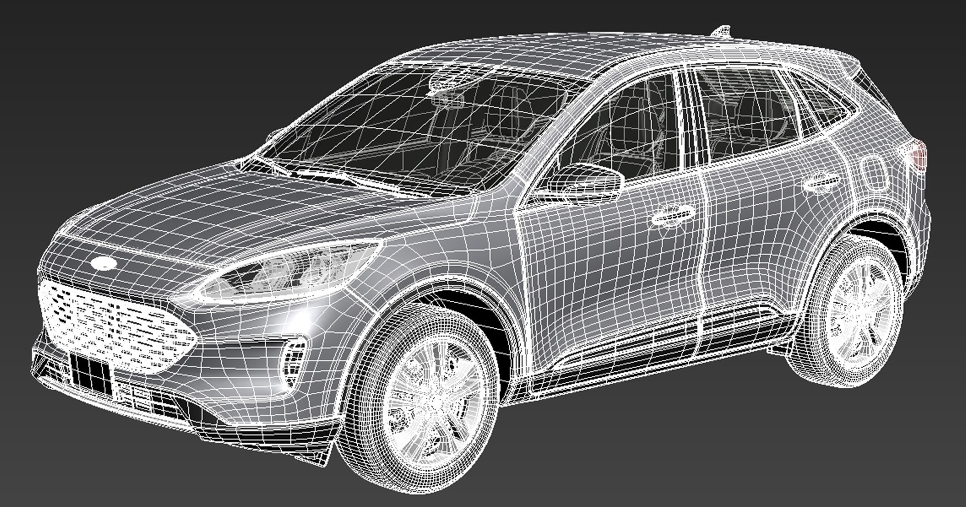 Ford Escape Base 2020 3D Model - TurboSquid 2222102