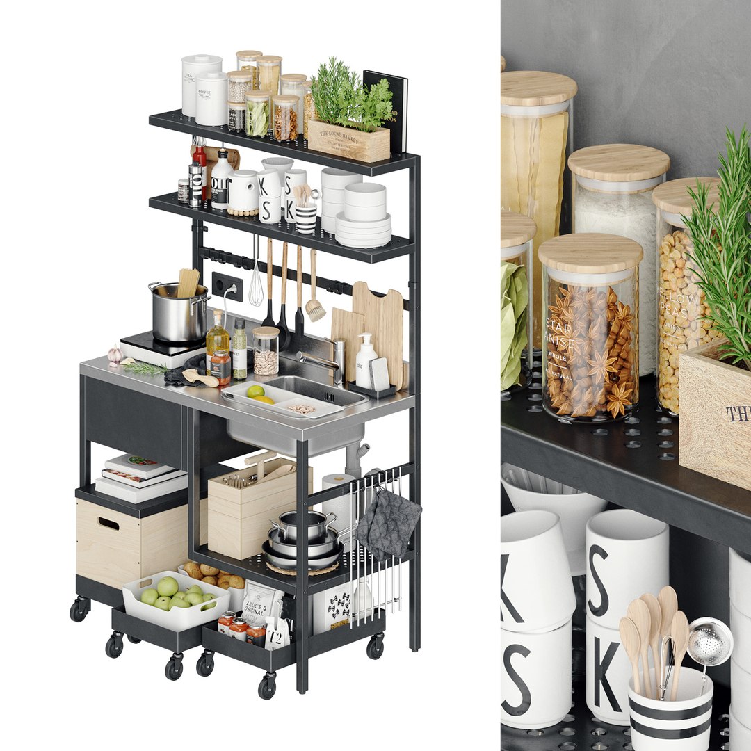 Rovaror Kitchen Set Model - TurboSquid 1823190