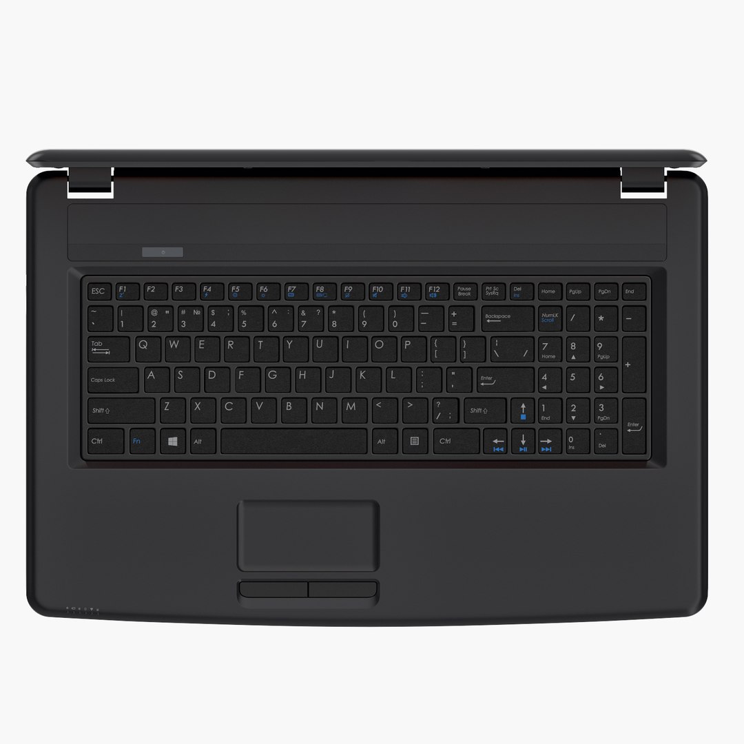 3d laptop notes windows model
