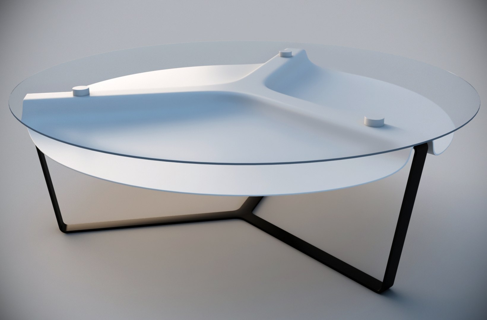 3d Model Of Isomi Void Cofee Table