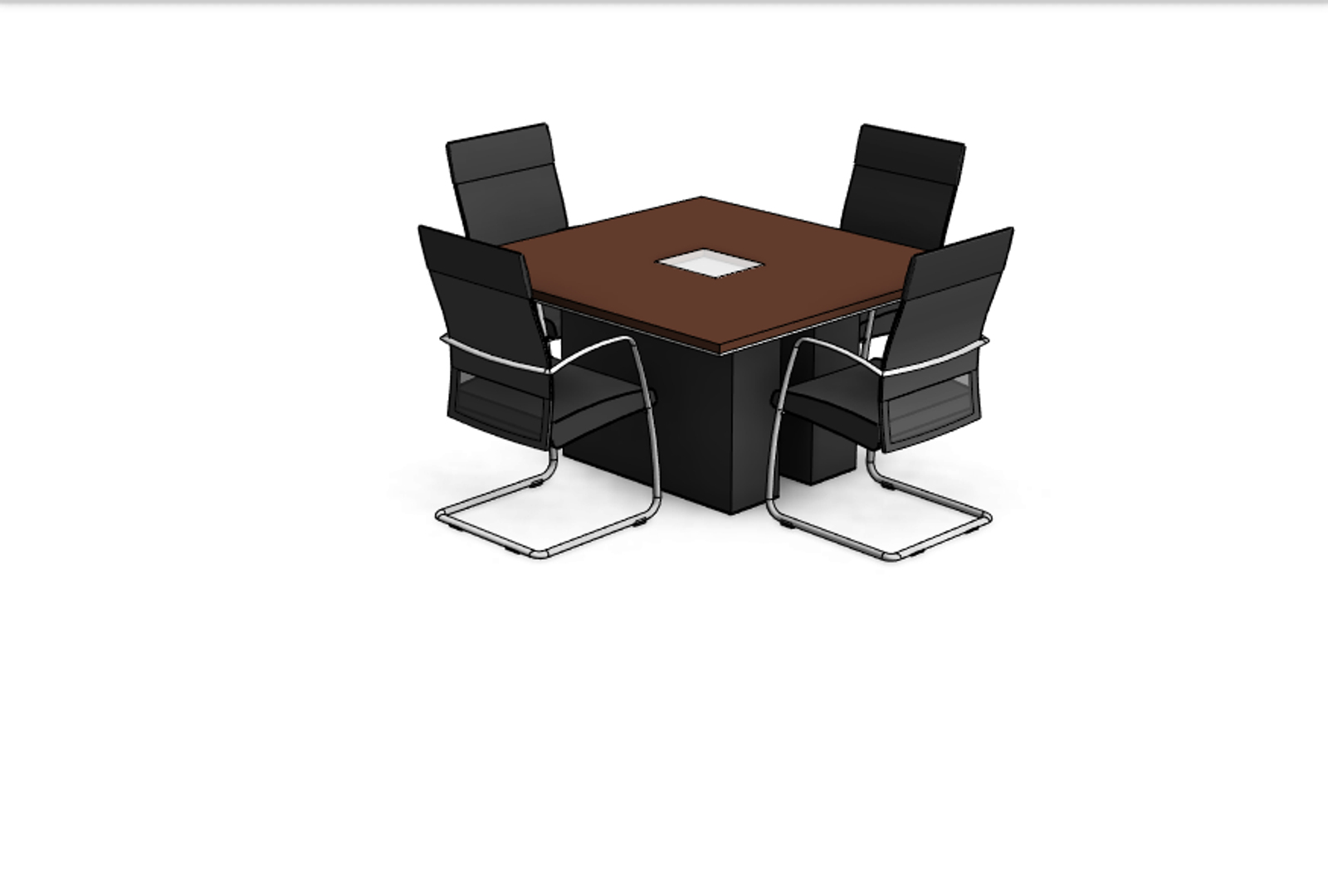 3D Parametric Conference Table - TurboSquid 1412961