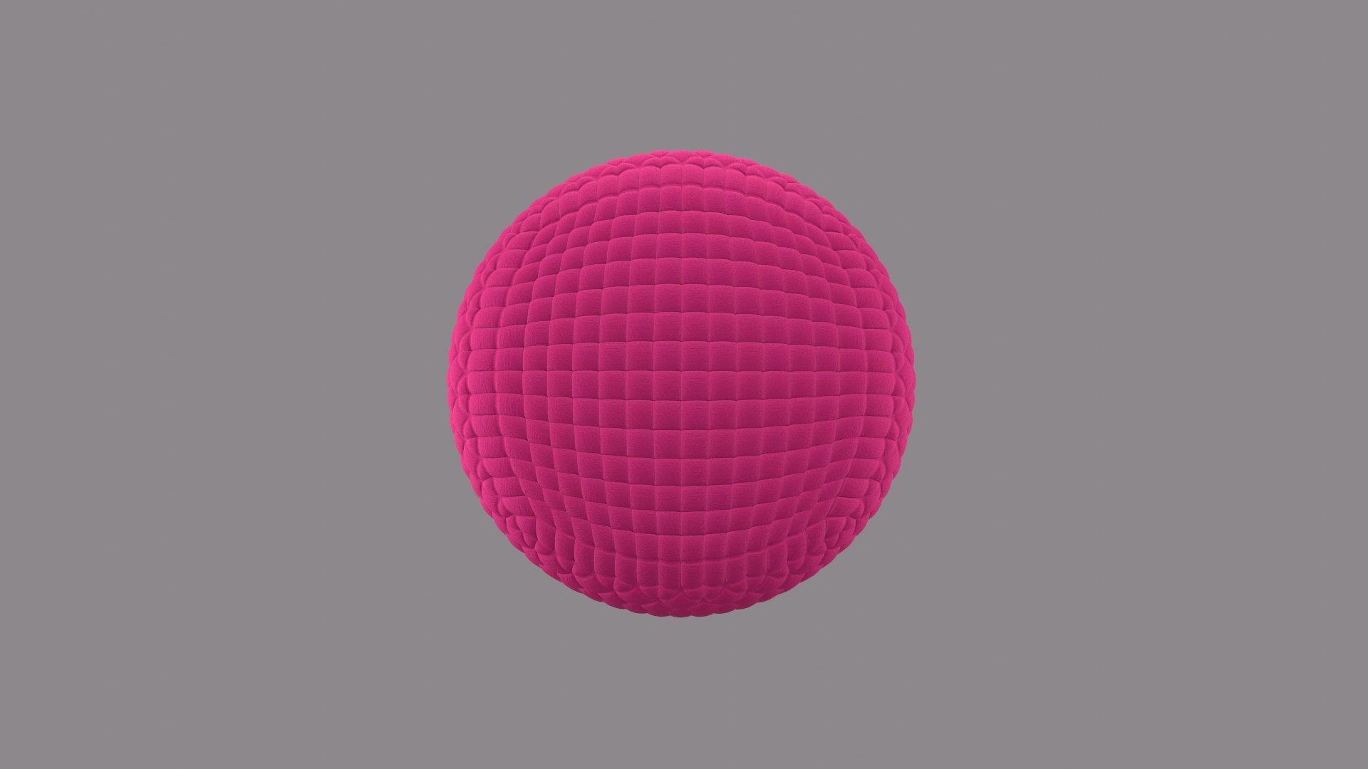 3D Round tufted ottoman pourple fabric model - TurboSquid 1847311