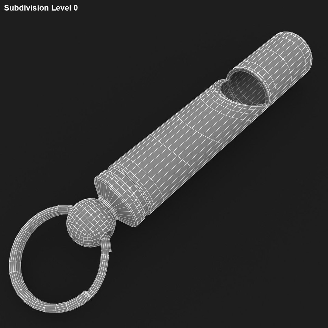 3d Model Of Whistle 3