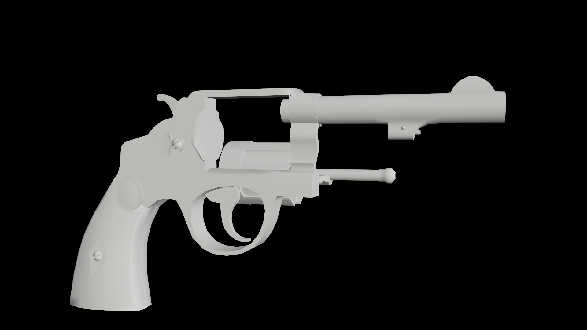 Old Used Rusty Revolver 3D - TurboSquid 1721863