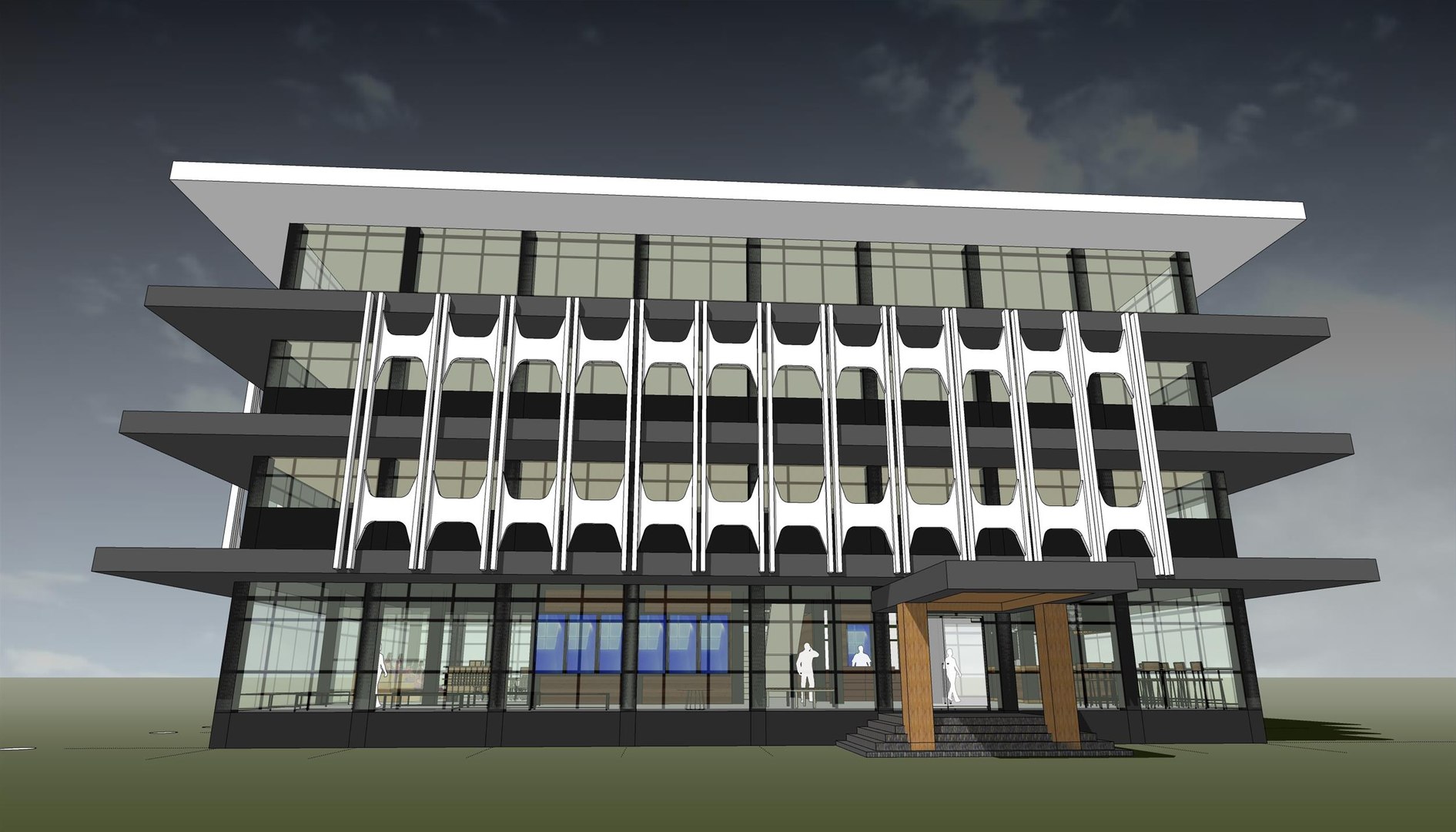 3D Office Building - TurboSquid 2055421