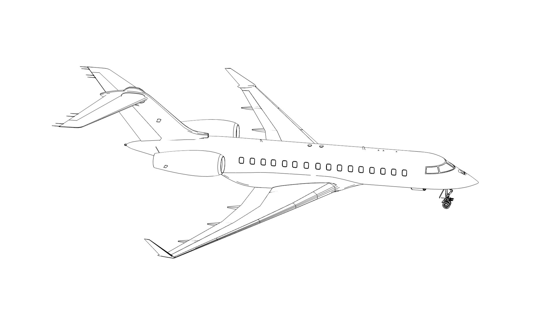 Bombardier Global Express Model - TurboSquid 1985381