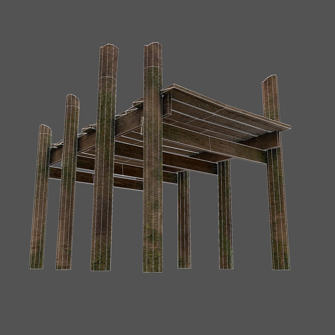 Fishing Dock 3D Model - TurboSquid 1751720