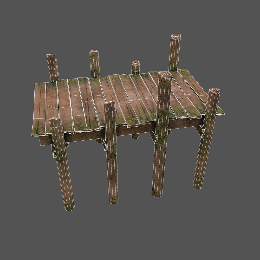Fishing Dock 3D model - TurboSquid 1751720