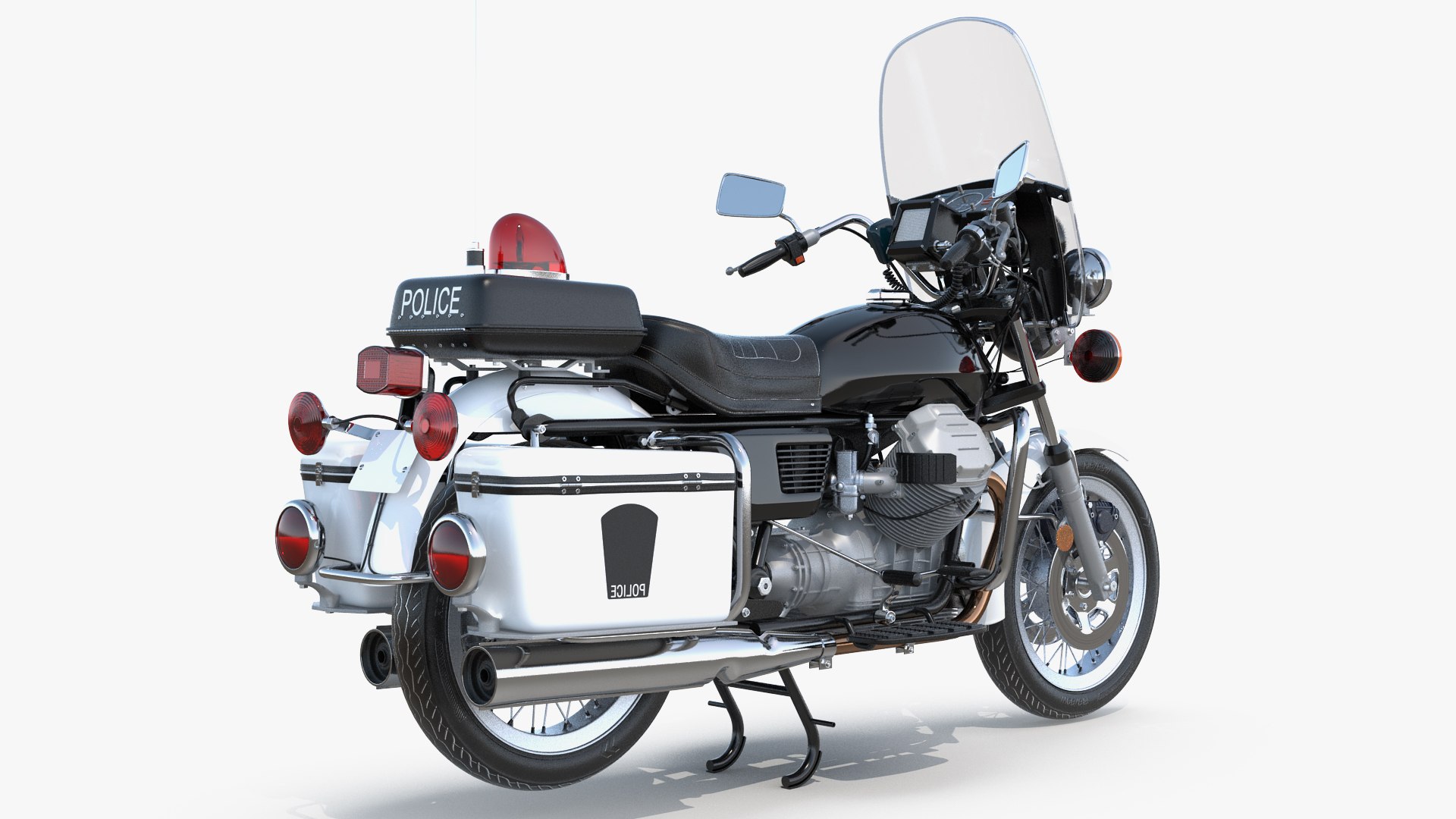 Classic Police Bike Rigged 3D Model - TurboSquid 1524500