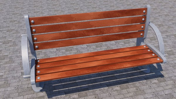 street bench orthopedic 3d 3ds