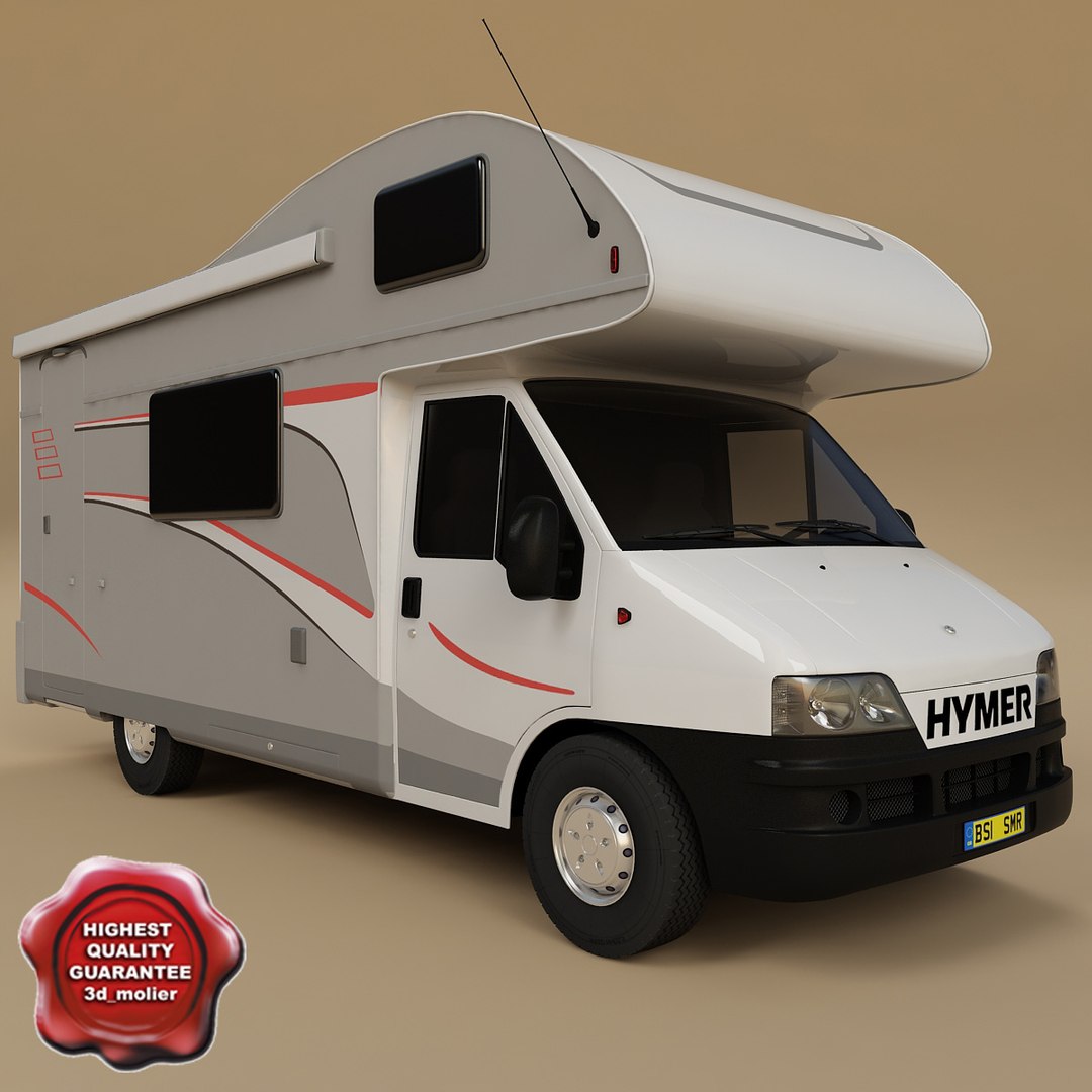 Motorhome Hymer 3d Max