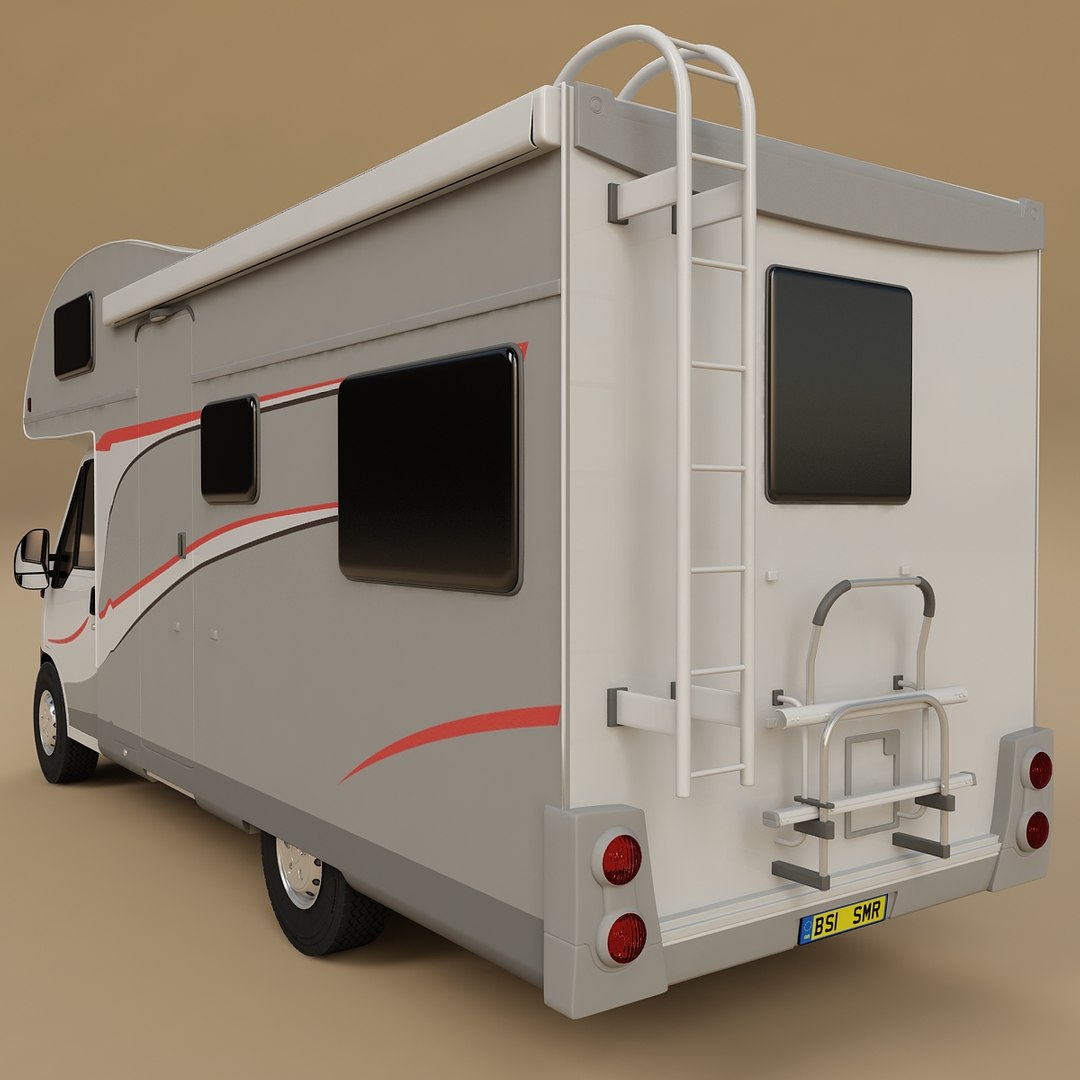 Motorhome Hymer 3d Max