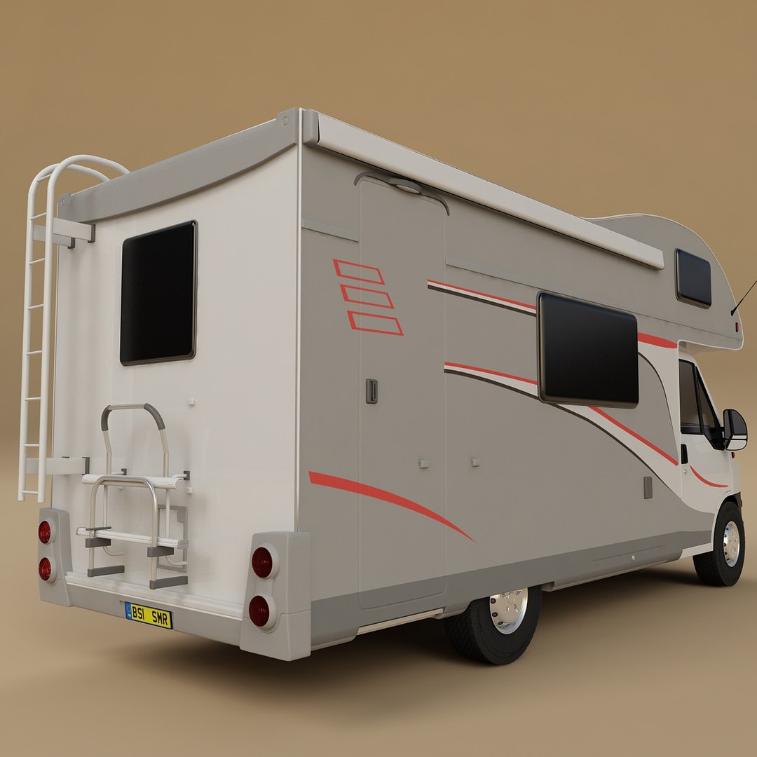 Motorhome Hymer 3d Max