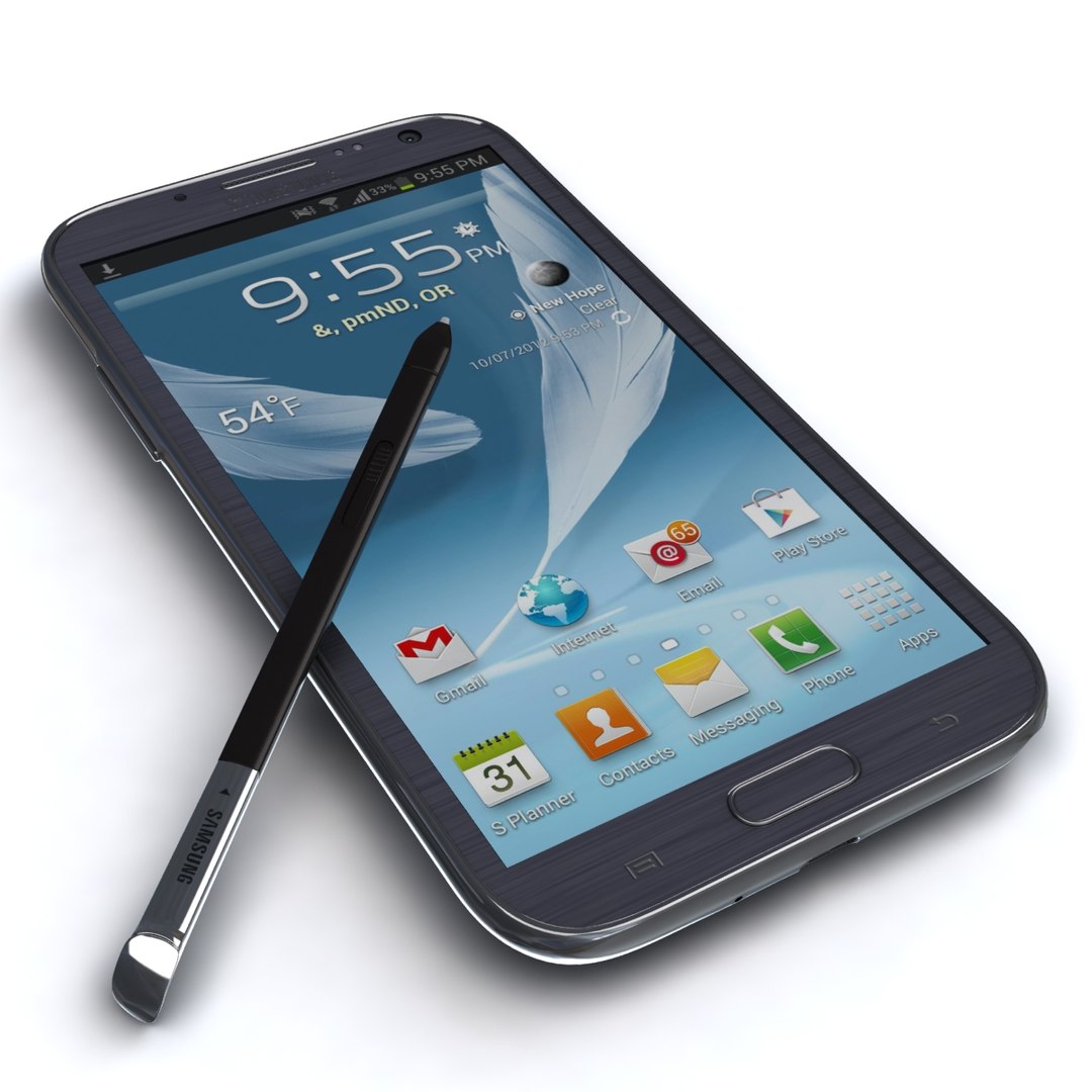 Samsung Galaxy Note Ii 3d Max