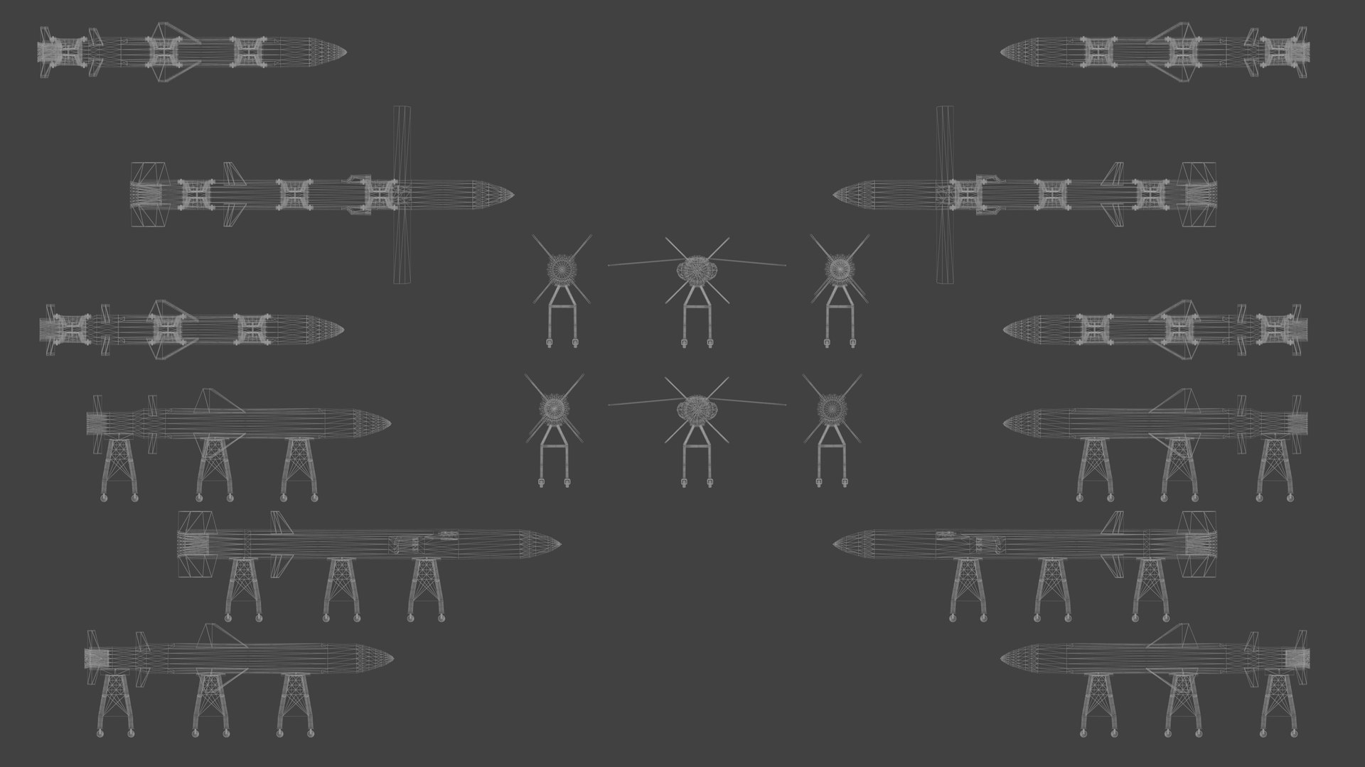 3D missile rockets - TurboSquid 1453399